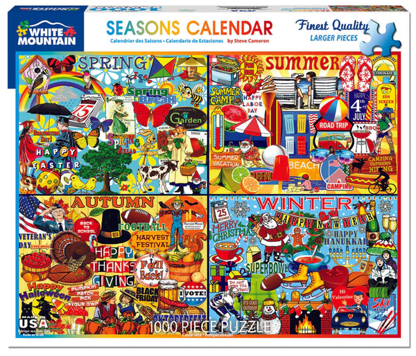 Buy Pfg season's calendar, steve cameron (usage/used - puzzles for good ...
