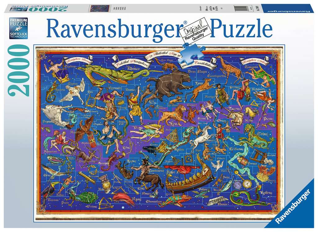 Buy Ravensburger constellations map (2000pcs) Puzzle | Jigsaw Jungle