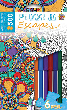 Buy Mandela collage - coloring puzzle Puzzle | Jigsaw Jungle