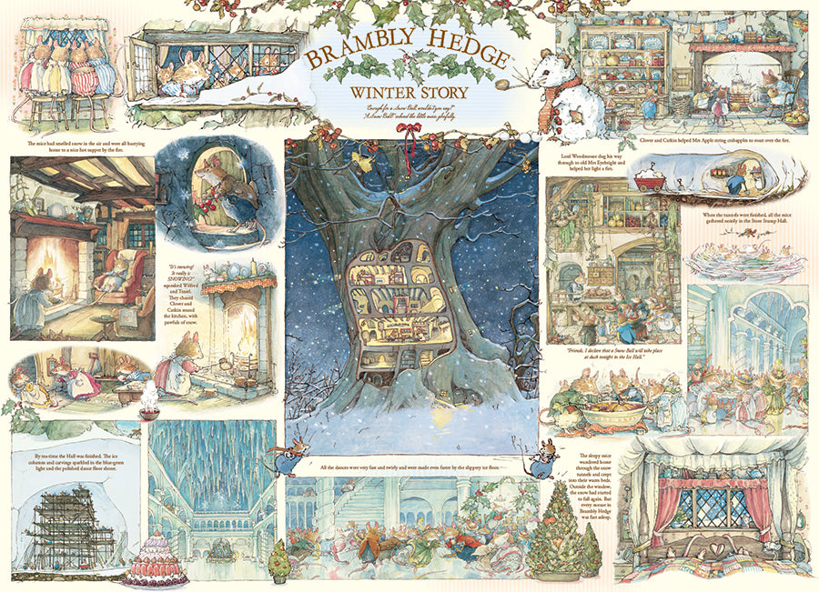 Buy Brambly hedge winter story, jill barklem (1000pcs) Puzzle | Jigsaw ...