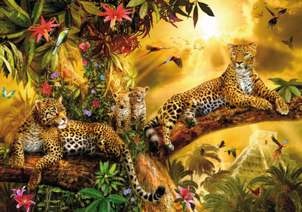Buy Ravensburger golden leopards Puzzle | Jigsaw Jungle