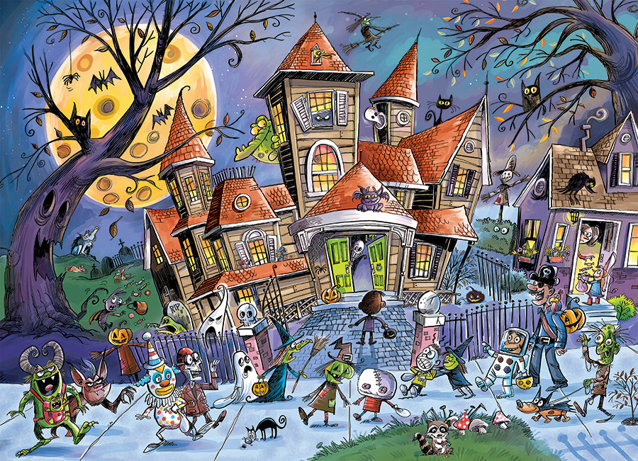 Buy Haunted house (family puzzle) Puzzle | Jigsaw Jungle
