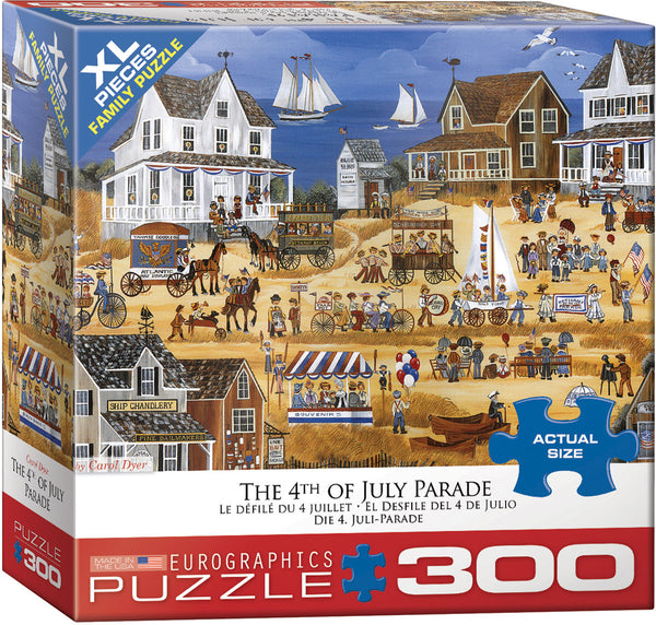 Buy The 4th of july parade, carol dyer Puzzle | Jigsaw Jungle