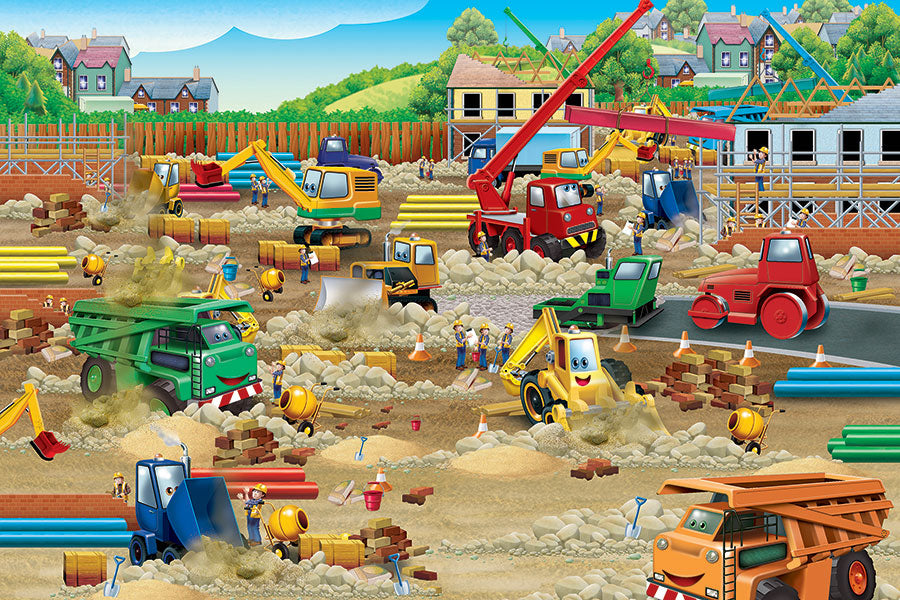 Buy Construction zone (floor puzzle) Puzzle | Jigsaw Jungle