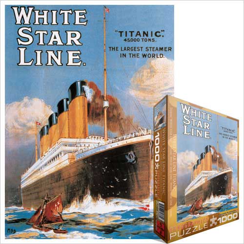 Buy Titanic - white star line Puzzle | Jigsaw Jungle