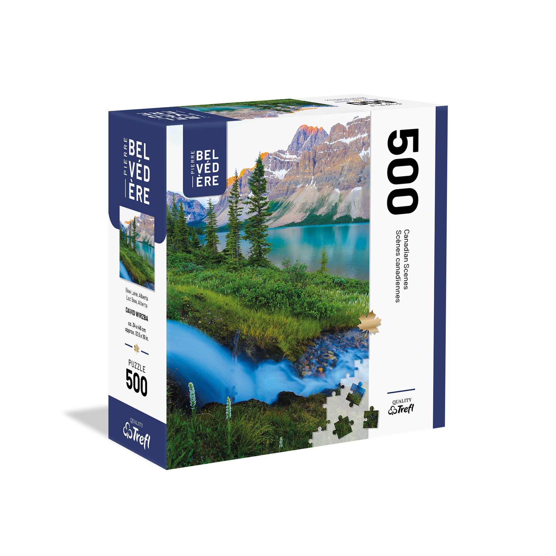 Buy Bow lake, alberta (500pcs) Puzzle | Jigsaw Jungle