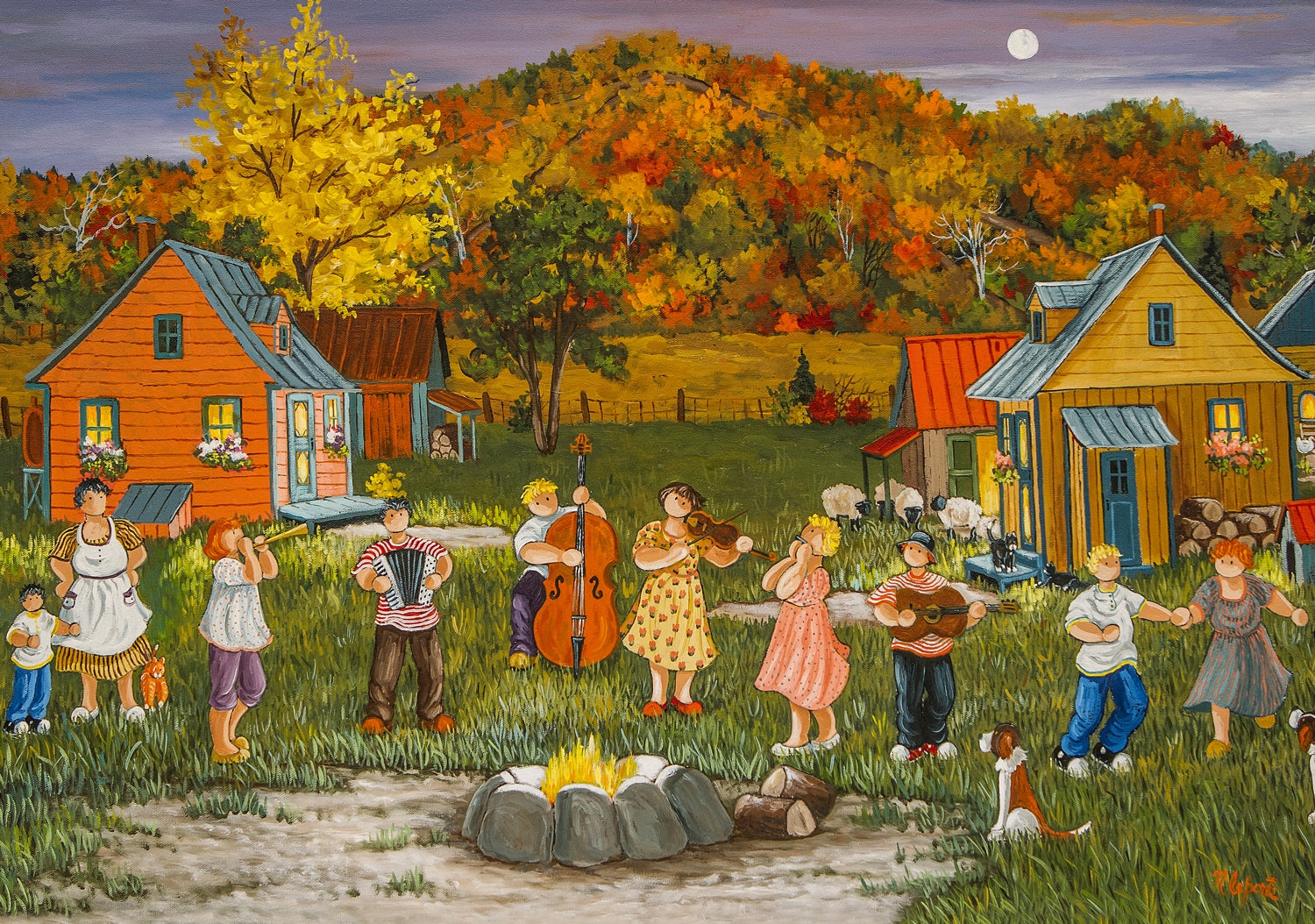 Buy Jamming to the fall colours, nicole laporte Puzzle | Jigsaw Jungle