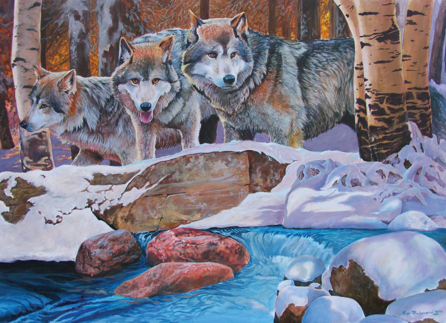 Buy Winter wolves Puzzle | Jigsaw Jungle