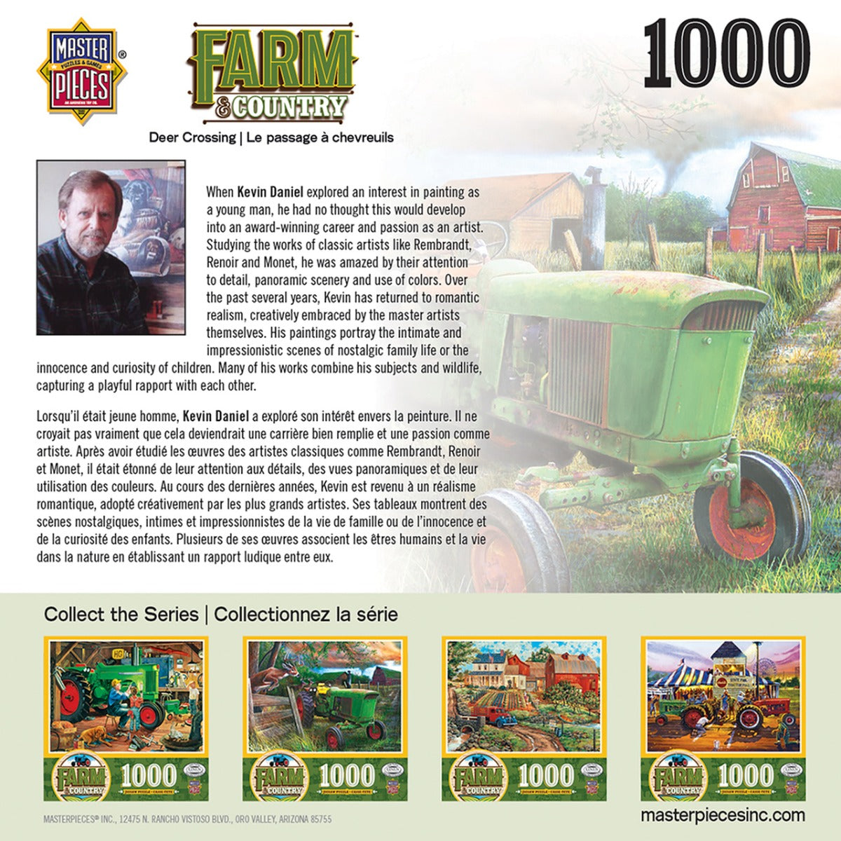 Buy Deer crossing, kevin daniel Puzzle | Jigsaw Jungle