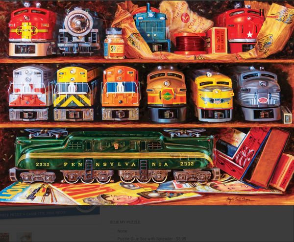 Buy Lionel trains - well stocked shelves (2000pcs) Puzzle | Jigsaw Jungle