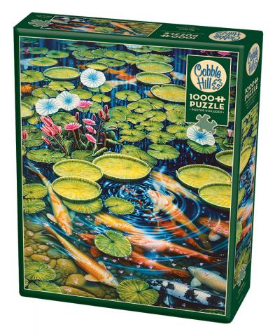 Buy Koi pond, larry taugher Puzzle | Jigsaw Jungle