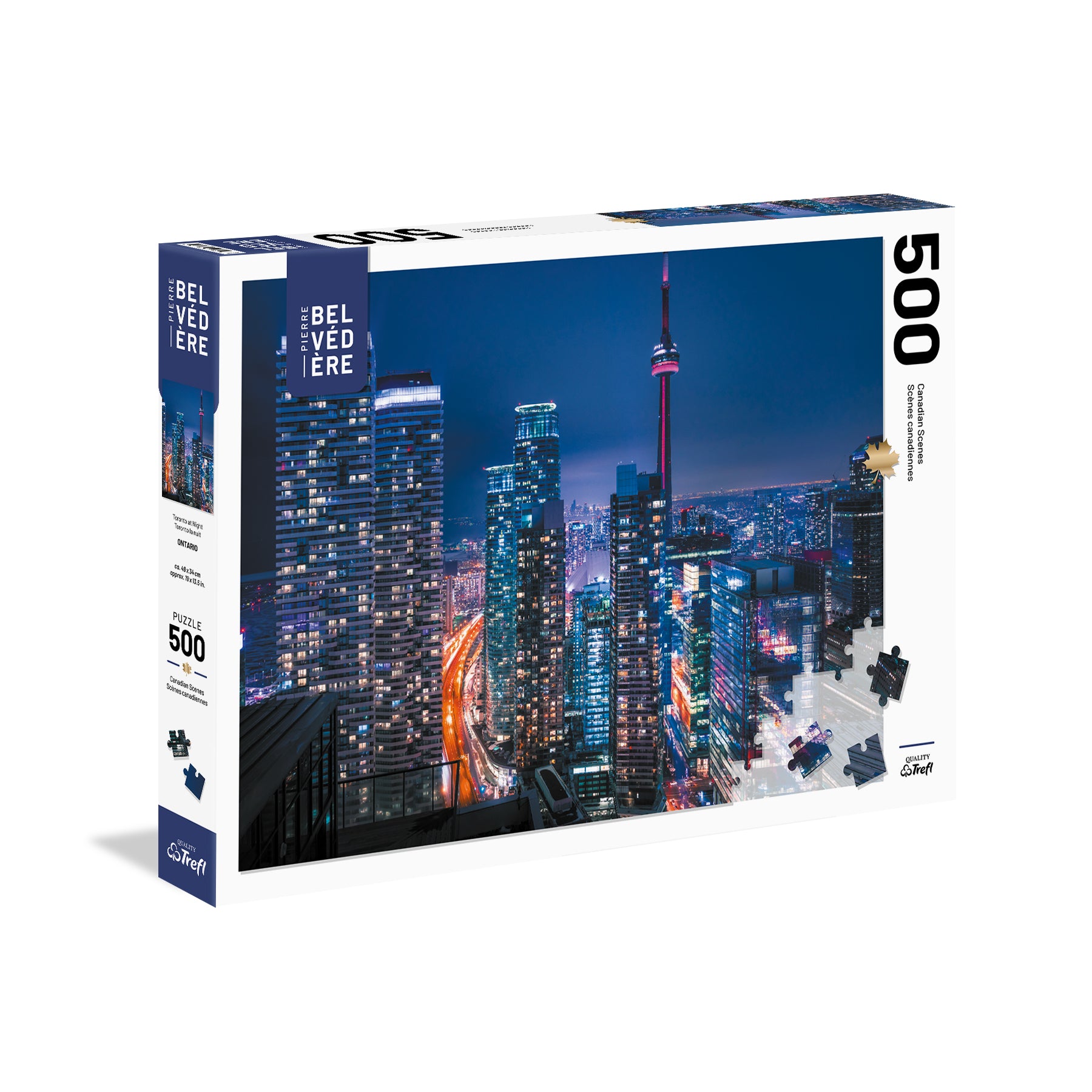 Buy Toronto at night, ontario Puzzle | Jigsaw Jungle