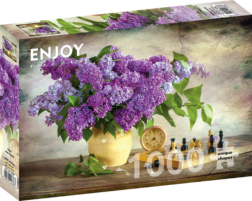 Buy Lilac and chess (1000pcs) Puzzle | Jigsaw Jungle