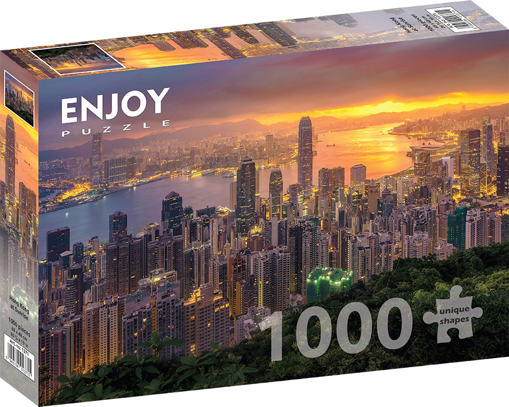 Buy Hong kong at sunrise (1000pcs) Puzzle | Jigsaw Jungle