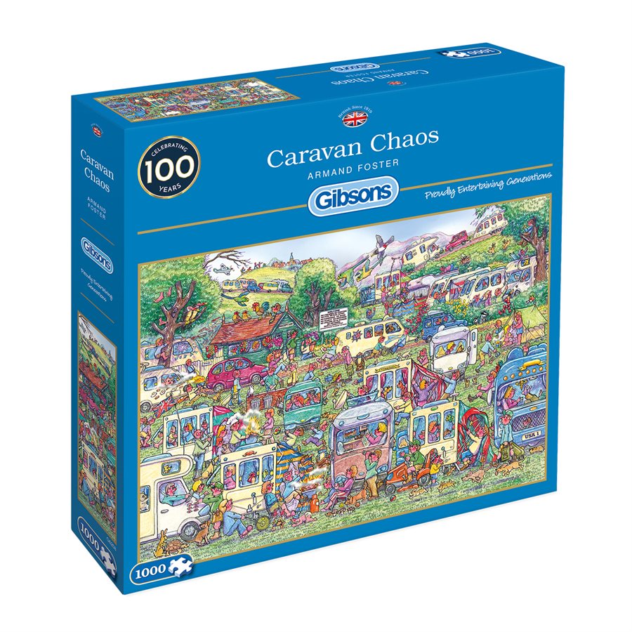 Buy Caravan chaos, armand foster (1000pcs) Puzzle | Jigsaw Jungle