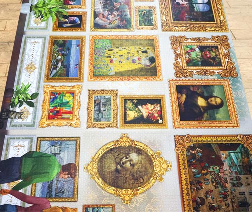 Buy The world's largest jigsaw puzzle - travel around art! (54,000pcs ...