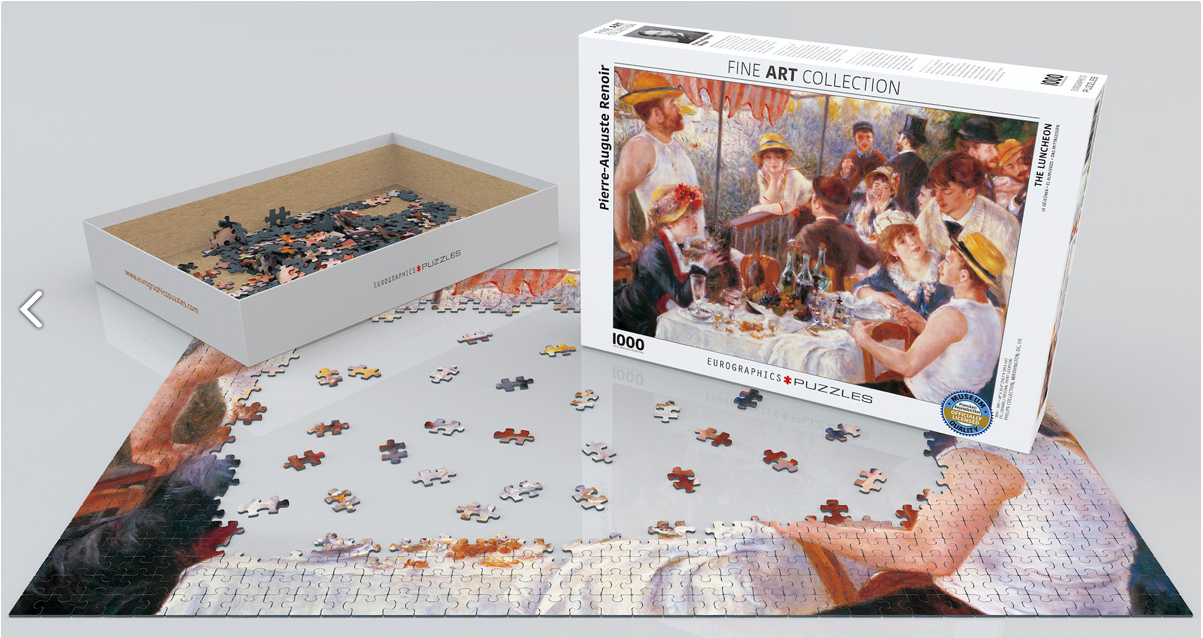 Buy The luncheon, pierre-auguste renoir Puzzle | Jigsaw Jungle
