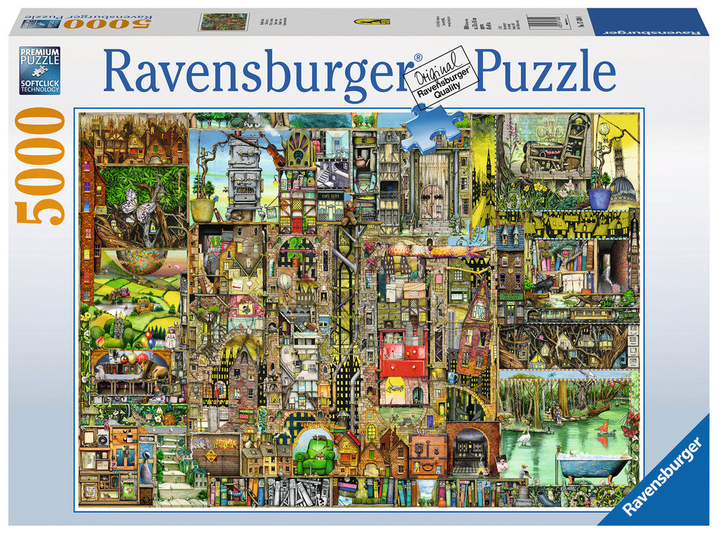 Acheter Ravensburger bizarre town, colin thompson (5000pcs)Casse-tête ...