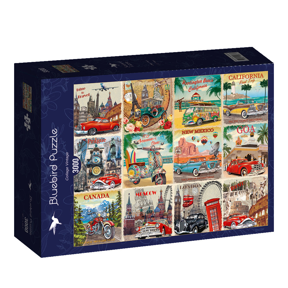 Buy Collage vintage (3000pcs) Puzzle | Jigsaw Jungle