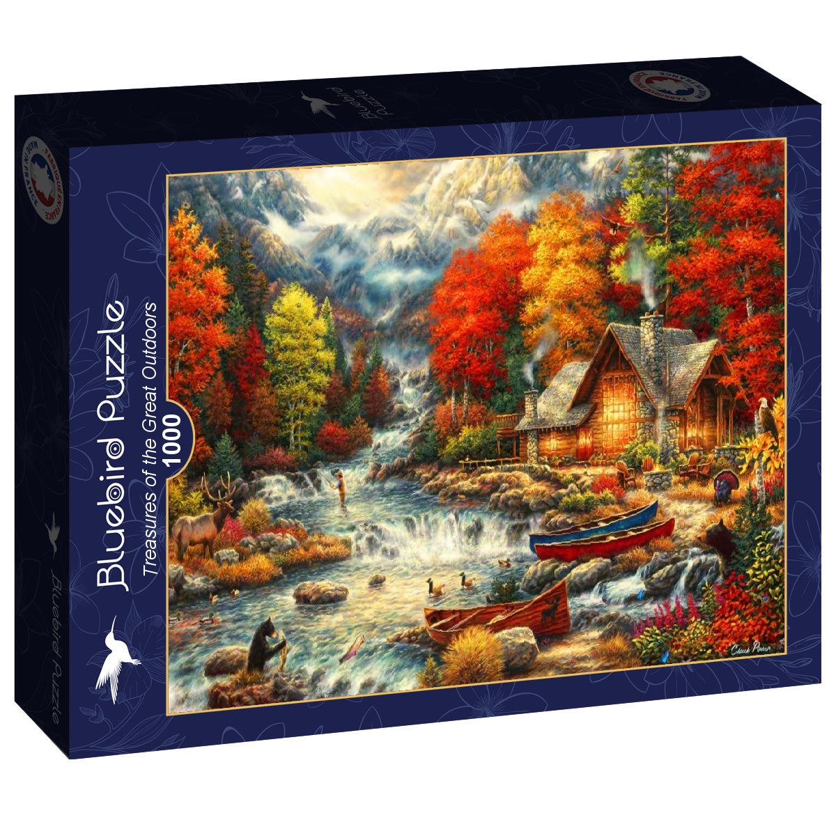 Buy Treasures of the great outdoors, chuck pinson (1000pcs) Puzzle ...
