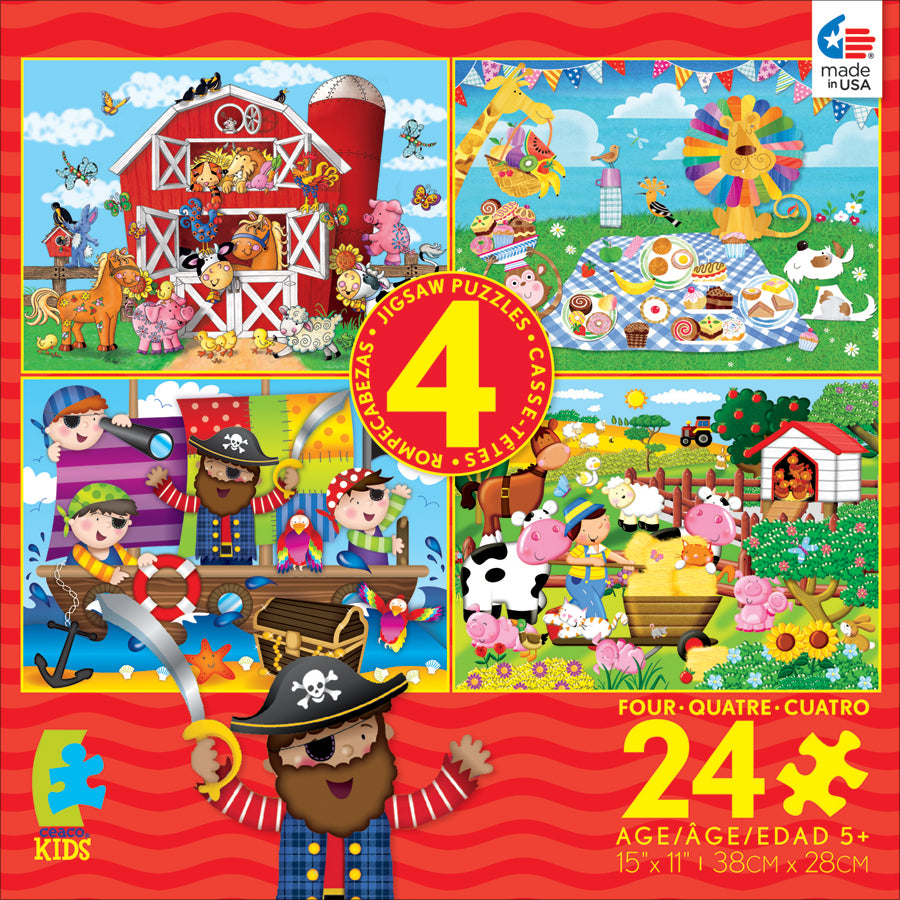 Buy Farm - kids 4-in-1 Puzzle | Jigsaw Jungle