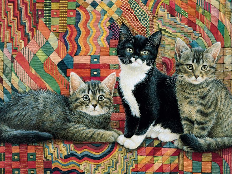 Buy Christie, posky and zelly - lesley anne ivory Puzzle | Jigsaw Jungle