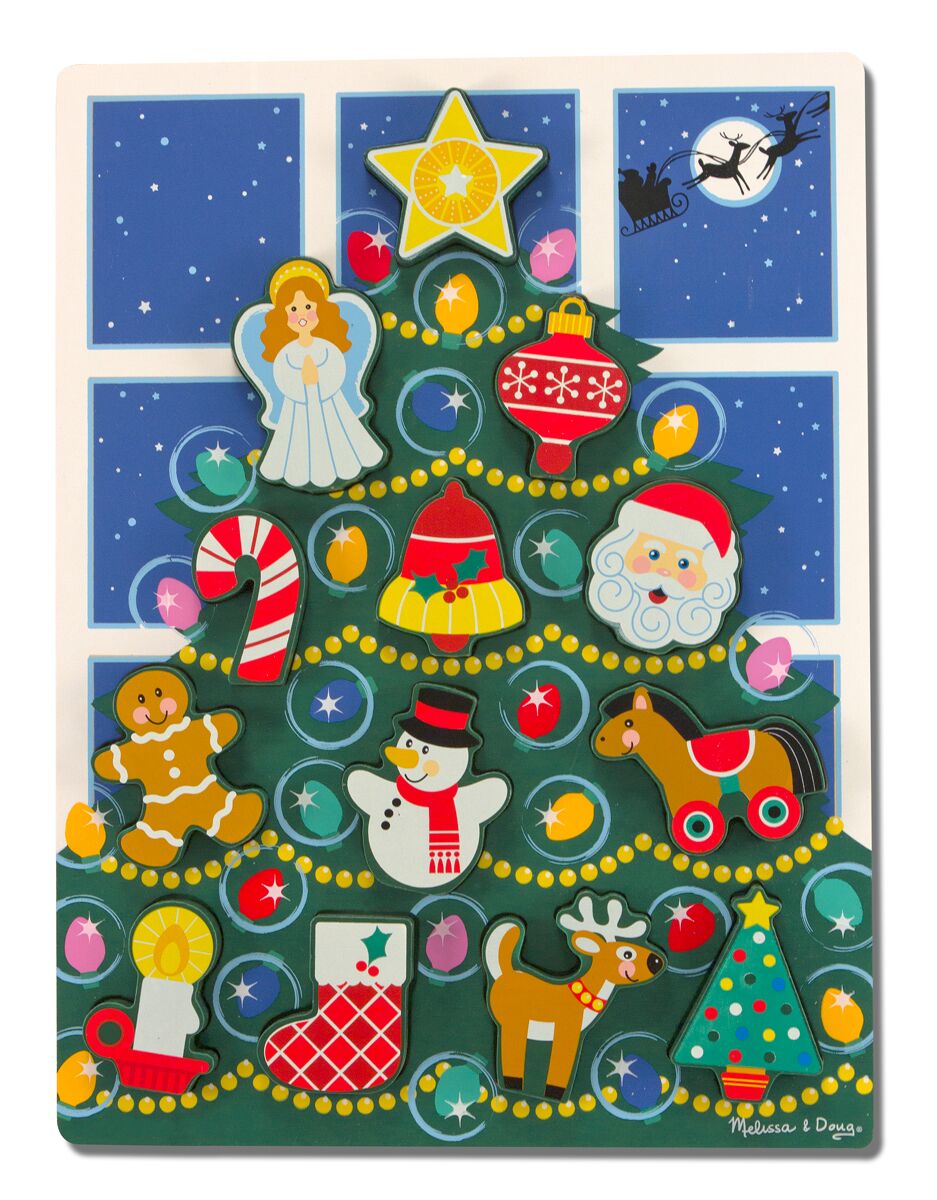 Buy Wooden chunky puzzle-christmas tree Puzzle | Jigsaw Jungle