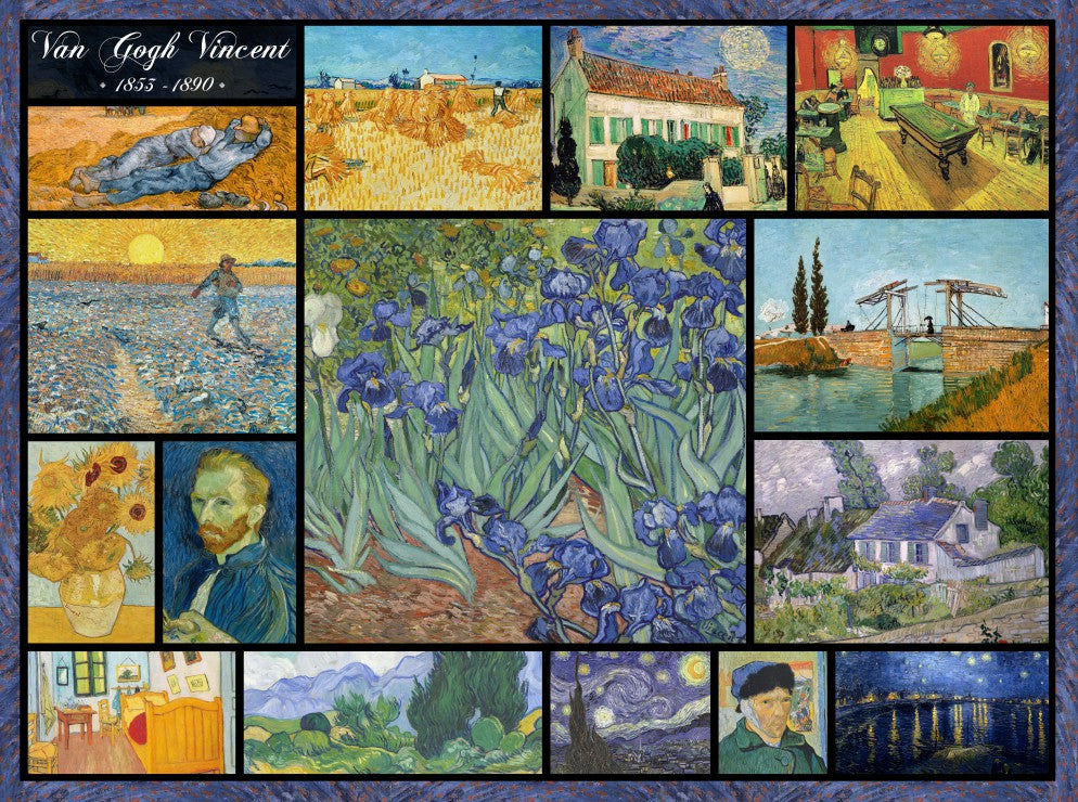 Buy Collage - vincent van gogh (2000pcs) Puzzle | Jigsaw Jungle
