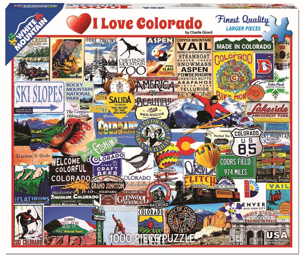 Buy I love colorado, charlie girard Puzzle | Jigsaw Jungle