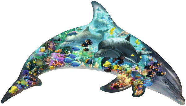 Buy Ravensburger dolphin (shaped puzzle) Puzzle | Jigsaw Jungle