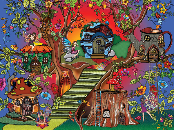 Buy Fairies garden / jardin de fees, exclusive collection Puzzle ...
