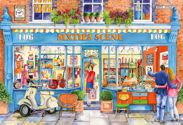 Buy Sixties scene, val goldfinch Puzzle | Jigsaw Jungle