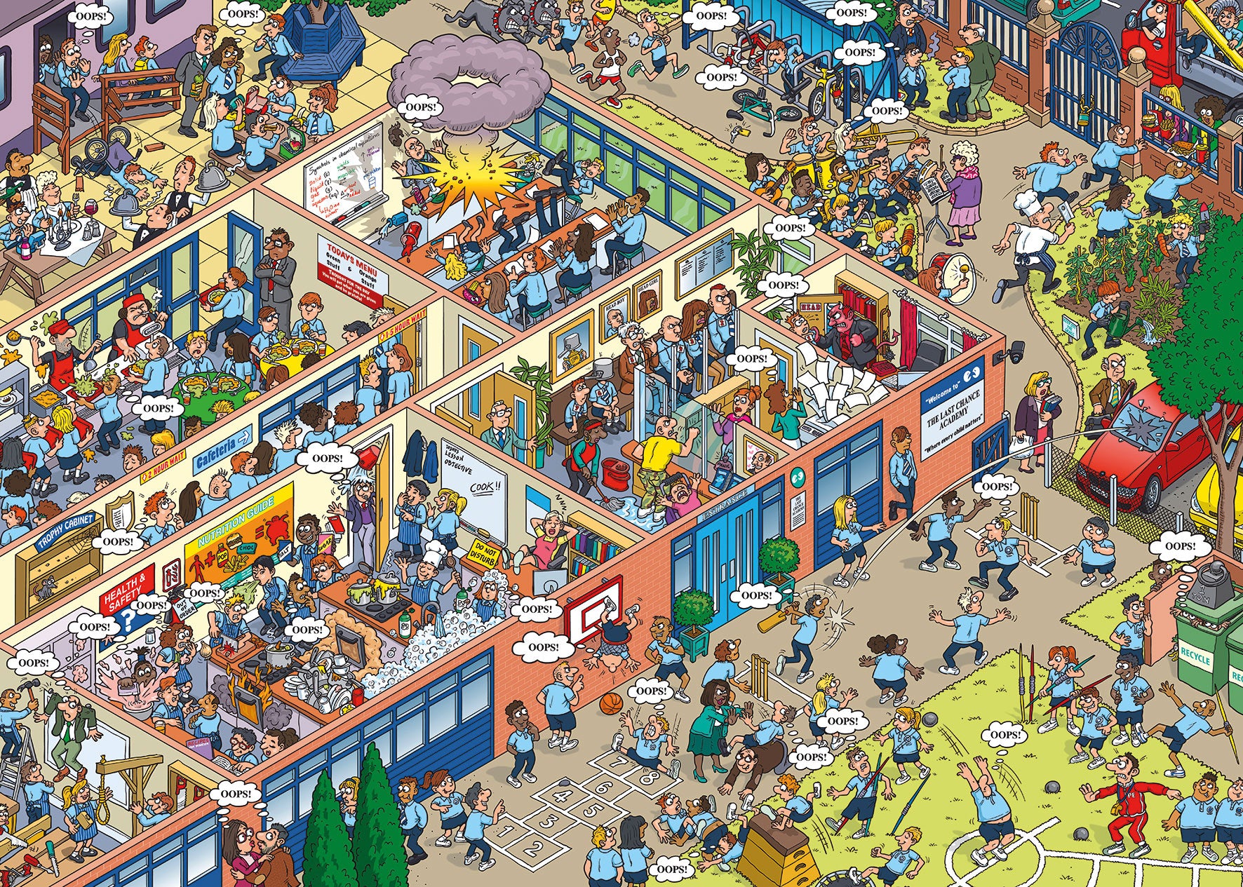 Buy Oops! school days, martin berry Puzzle | Jigsaw Jungle