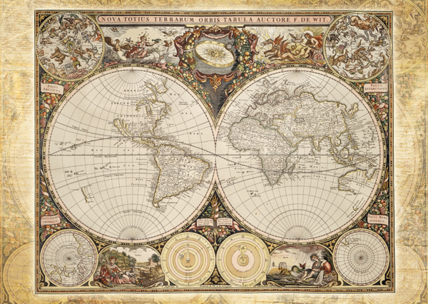 Buy Historical map of the world Puzzle | Jigsaw Jungle