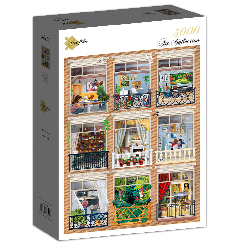 Buy Inside the house (3000pcs) Puzzle | Jigsaw Jungle