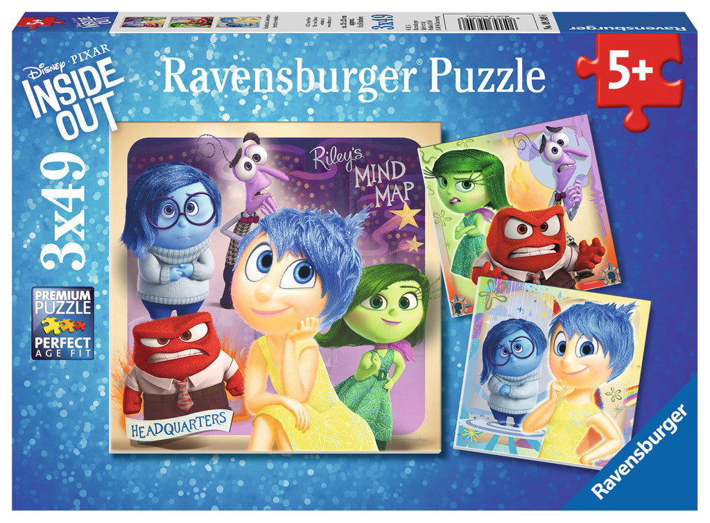 Buy Ravensburger inside out: emotional adventure (3-in-1) Puzzle ...