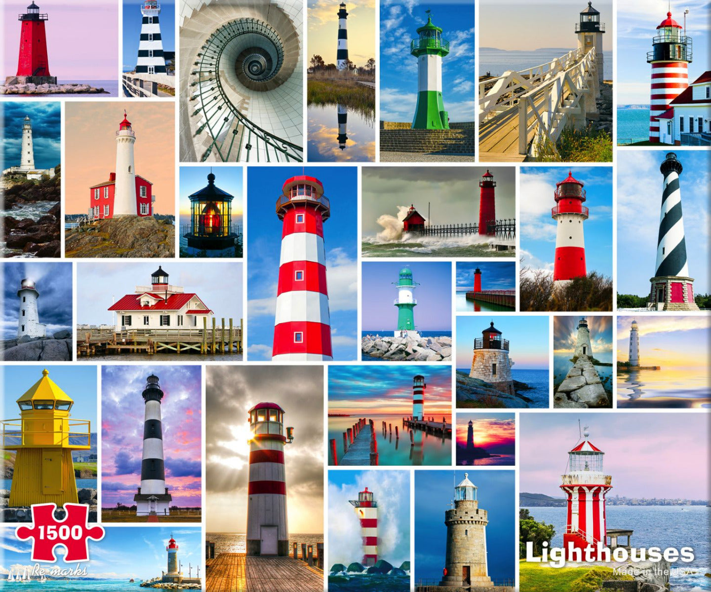 Buy Lighthouses Puzzle | Jigsaw Jungle
