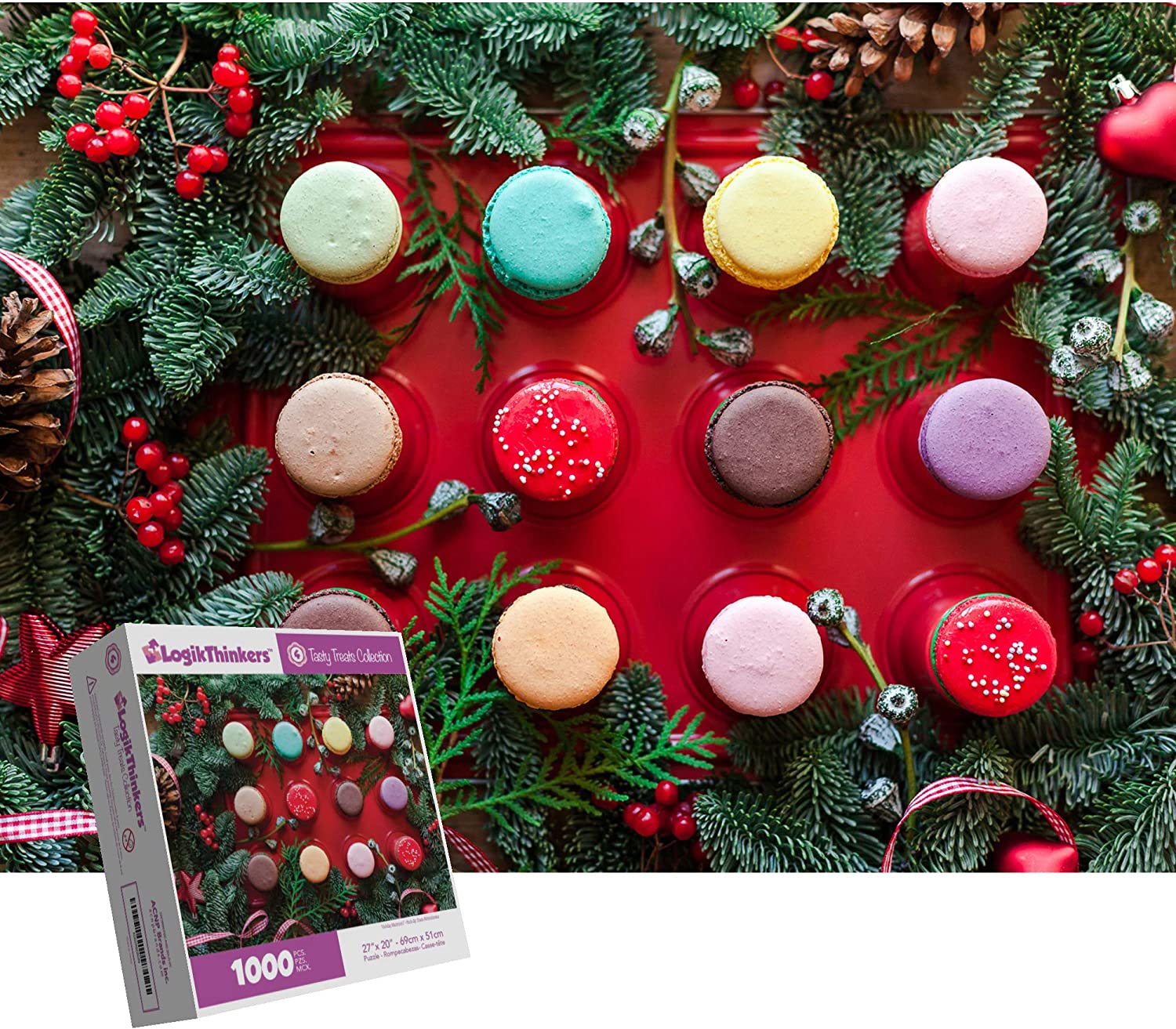 Buy Tasty treats collection (cupcakes, fruit snacks & macaroons) Puzzle ...