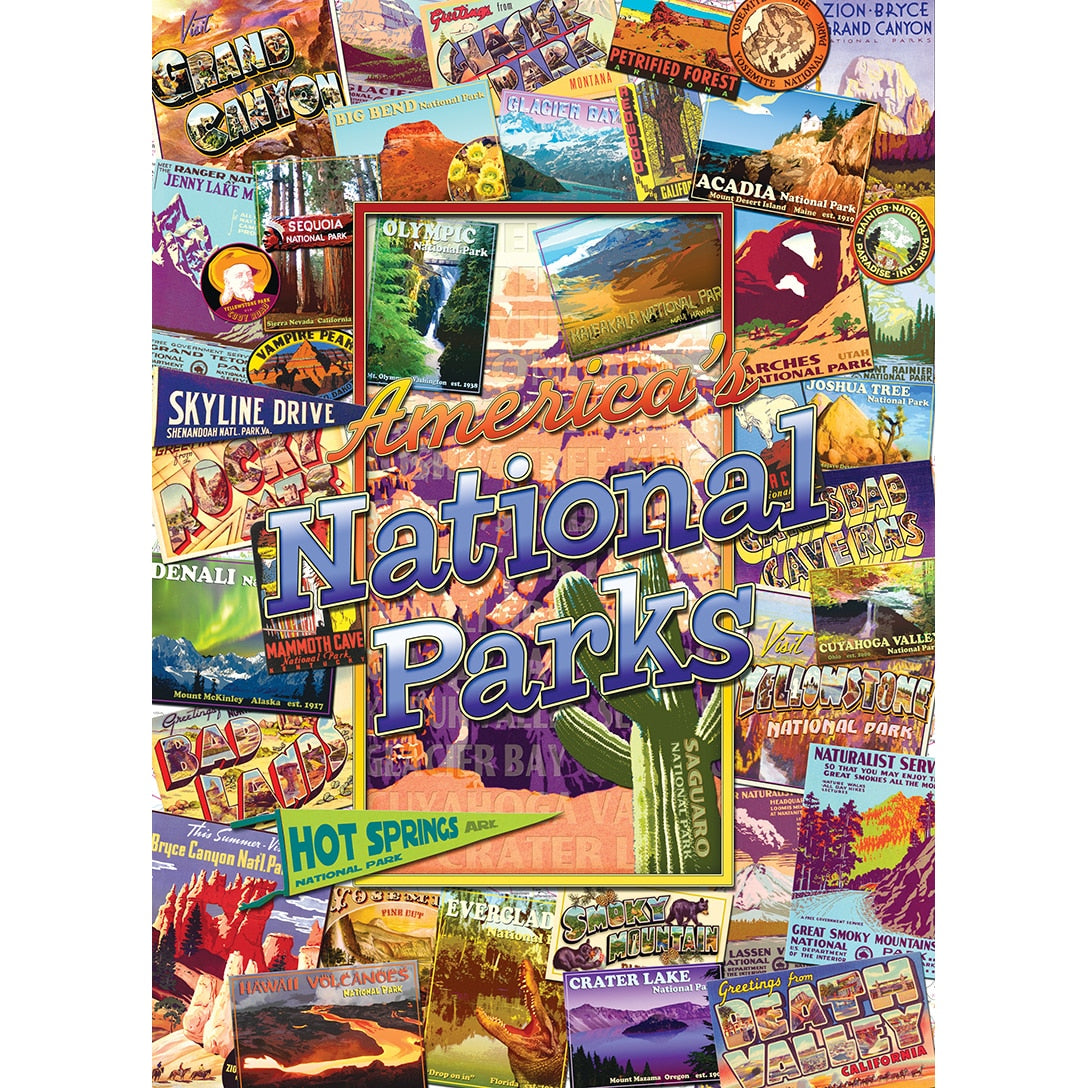 Buy National parks - collector's edition suitcase box Puzzle | Jigsaw ...