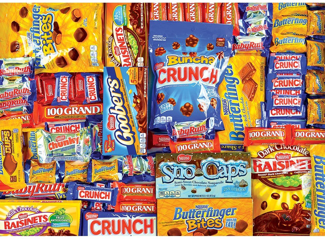 Buy Nestle - chocolate collage Puzzle | Jigsaw Jungle