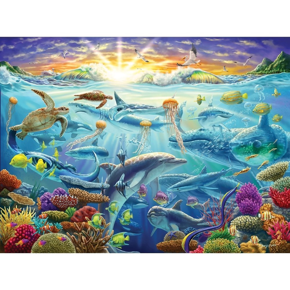 Buy Ocean of life by sergio botero Puzzle | Jigsaw Jungle