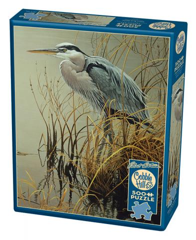 Buy Great blue heron, robert bateman Puzzle | Jigsaw Jungle
