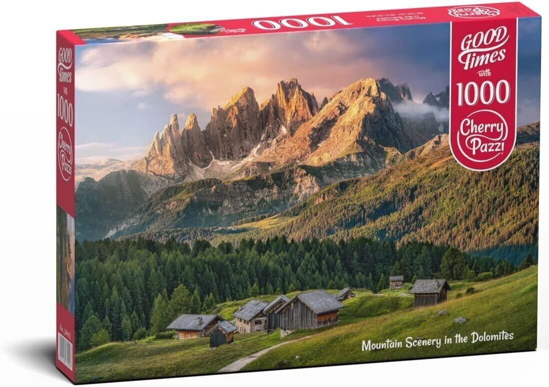 Buy Mountain scenery in the dolomites (1000pcs) Puzzle | Jigsaw Jungle