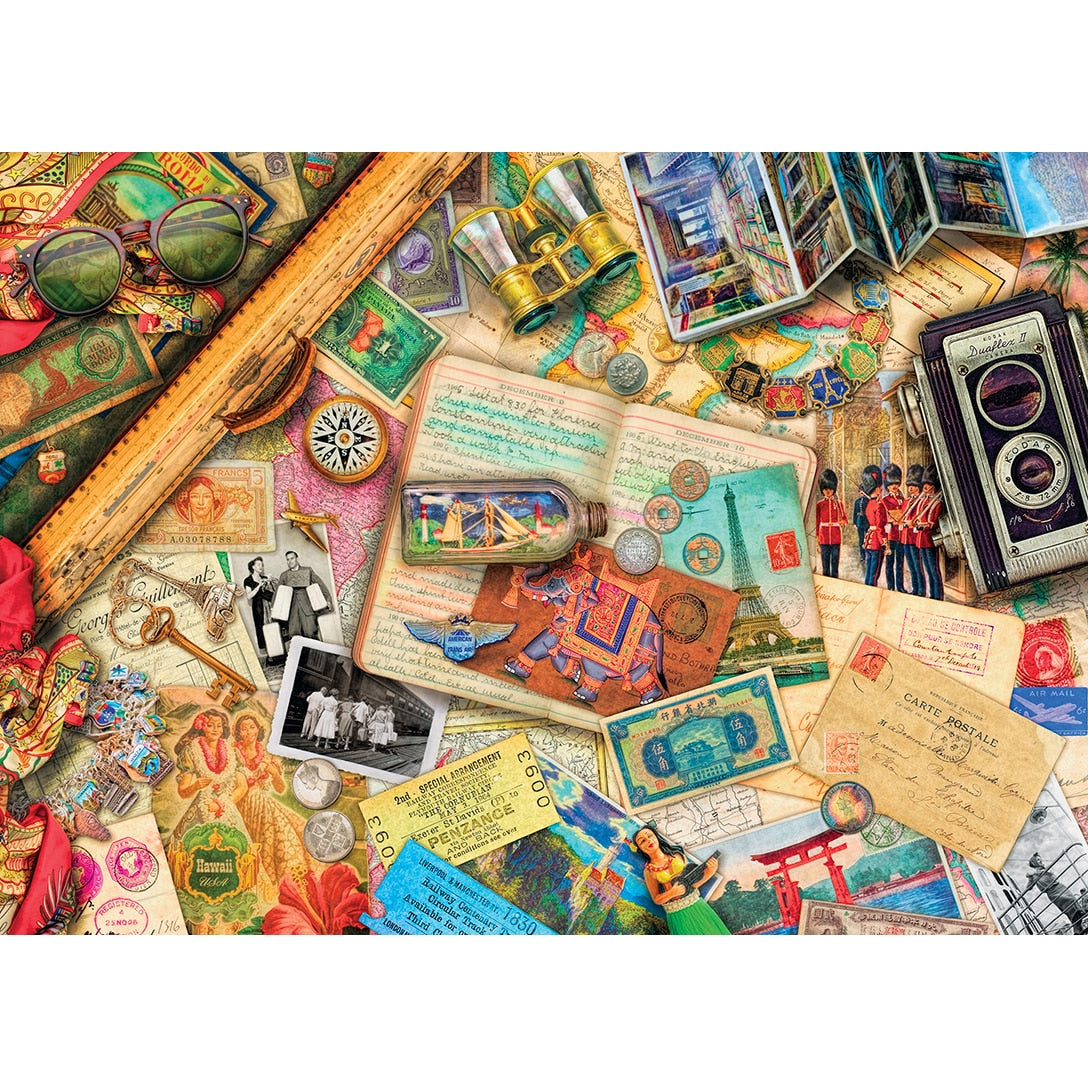 Buy Safe travels - collector's edition suitcase box Puzzle | Jigsaw Jungle