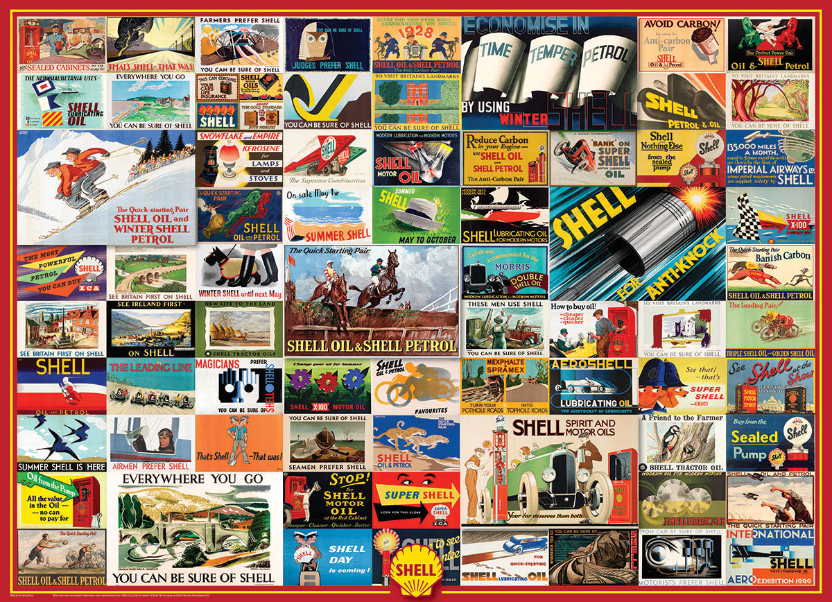 Buy Shell advertising collection Puzzle | Jigsaw Jungle