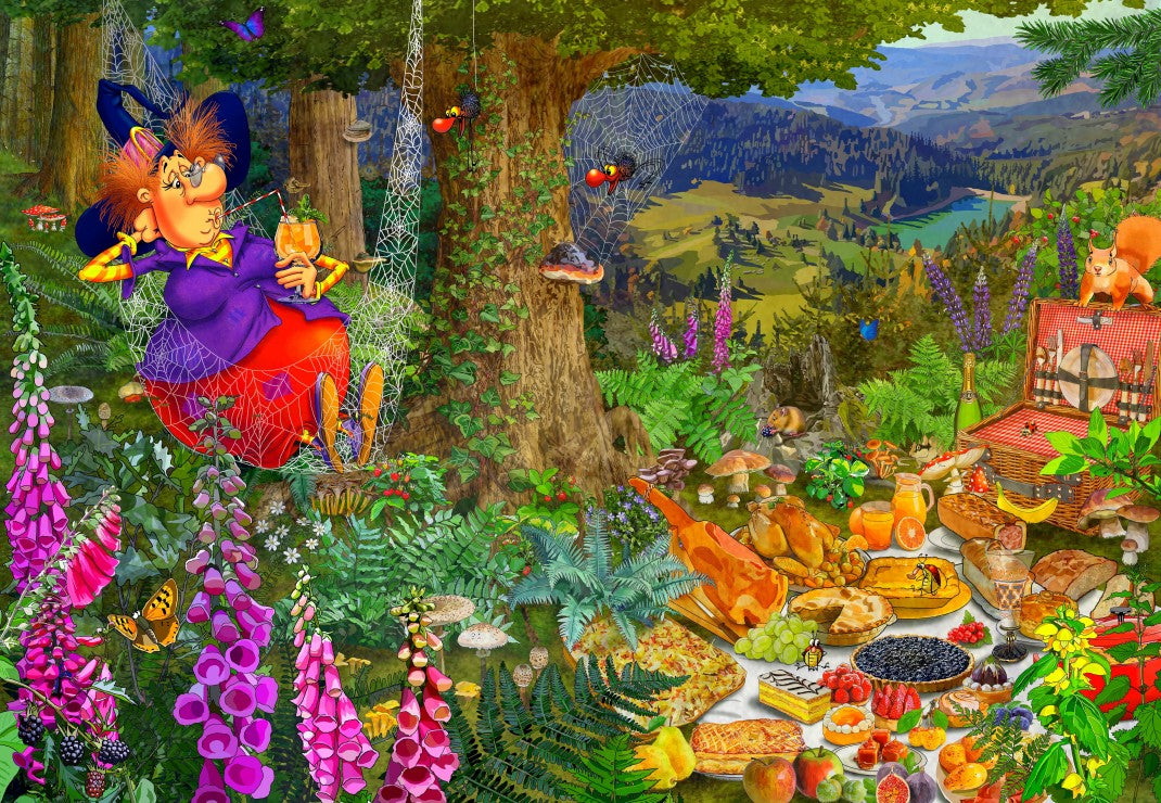 Buy The witch picnic, francois ruyer (1000pcs) Puzzle | Jigsaw Jungle
