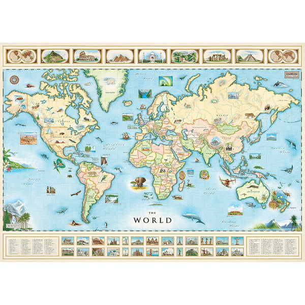Buy The world - xplorer maps Puzzle | Jigsaw Jungle