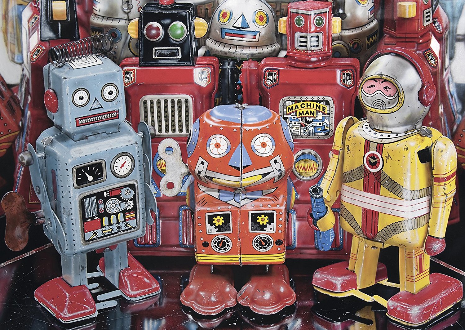 Buy Ravensburger tin robots Puzzle | Jigsaw Jungle