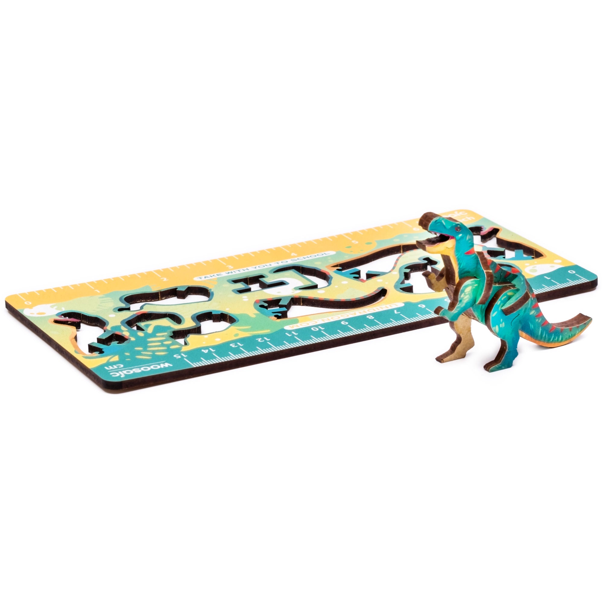 Buy Woosaic tyrannosaurus rex 4 in 1 - dino collection (wooden jigsaw ...