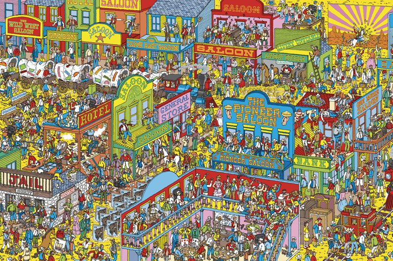 Buy Ravensburger where's waldo? cowboy style [où est charlie? charlie ...